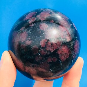 55mm Natural Garnet Astrophyllite Ball,quartz Crystal Sphere,home ...