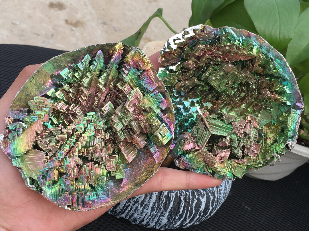 1pc Bismuth Ore Bowl,quartz Crystal Specimen,mineral Specimen,crystal ...