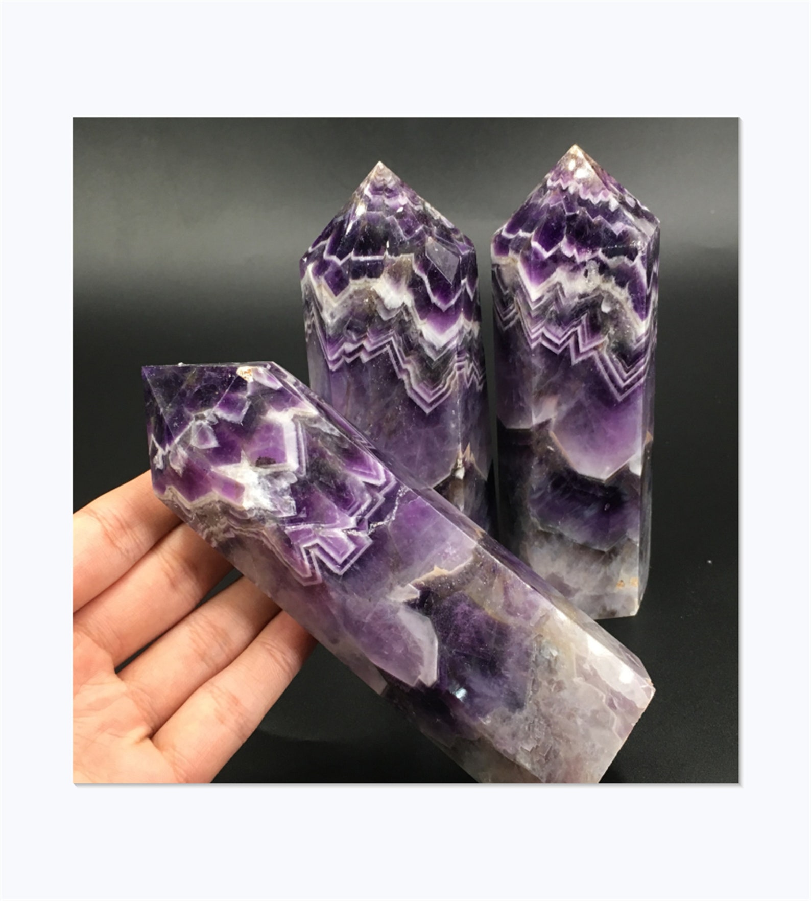 1PC Natural Dreamy Amethyst Quartz Crystal Obeliskcrystal - Etsy