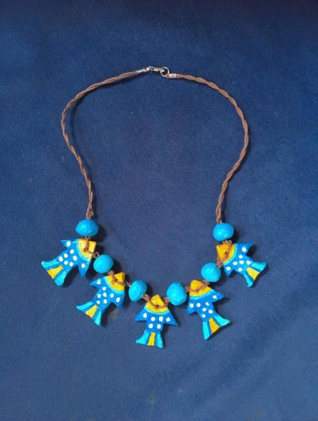 Polymer Clay Fish Necklace. - Etsy
