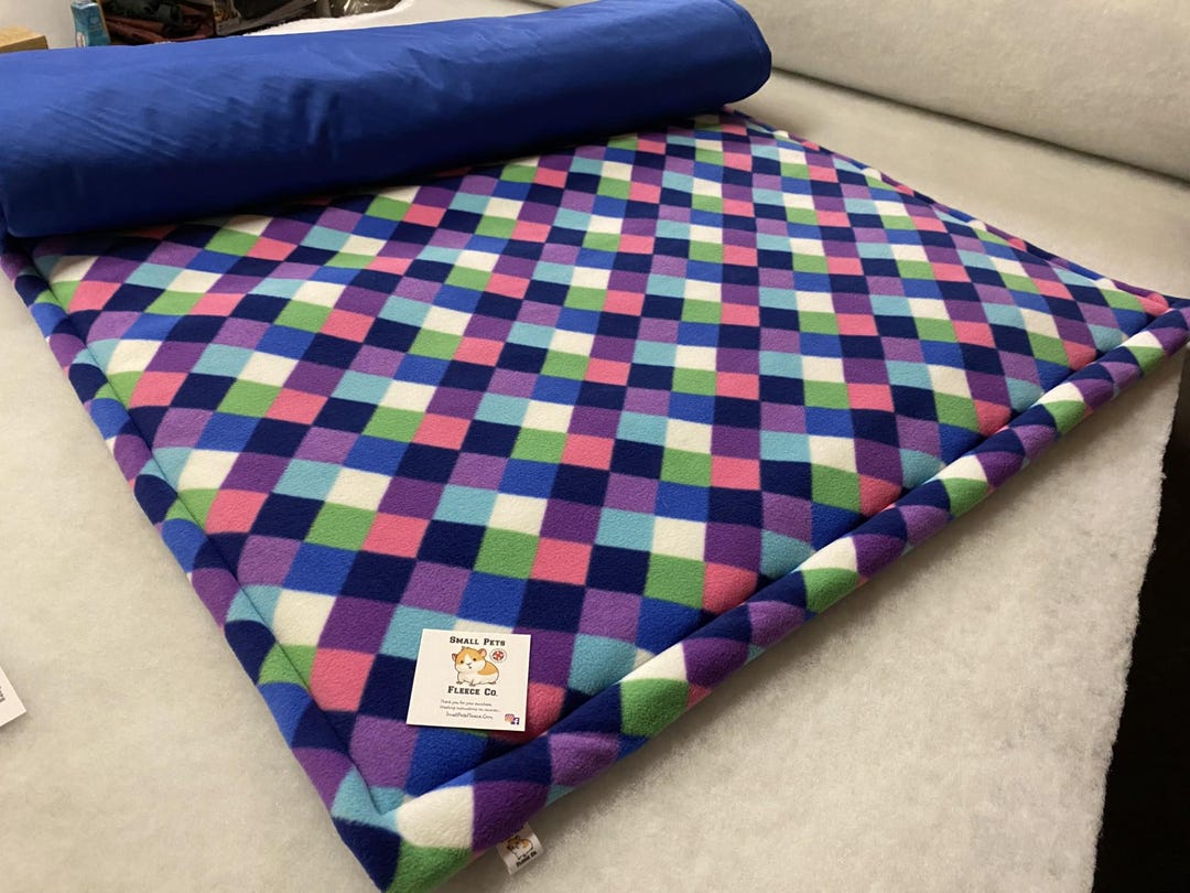 Candc /kavee Cage Size Fleece Cage Liners, Guinea Pig Fleece Cage ...