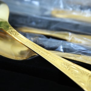 24 Carat Gold Cutlery - Etsy