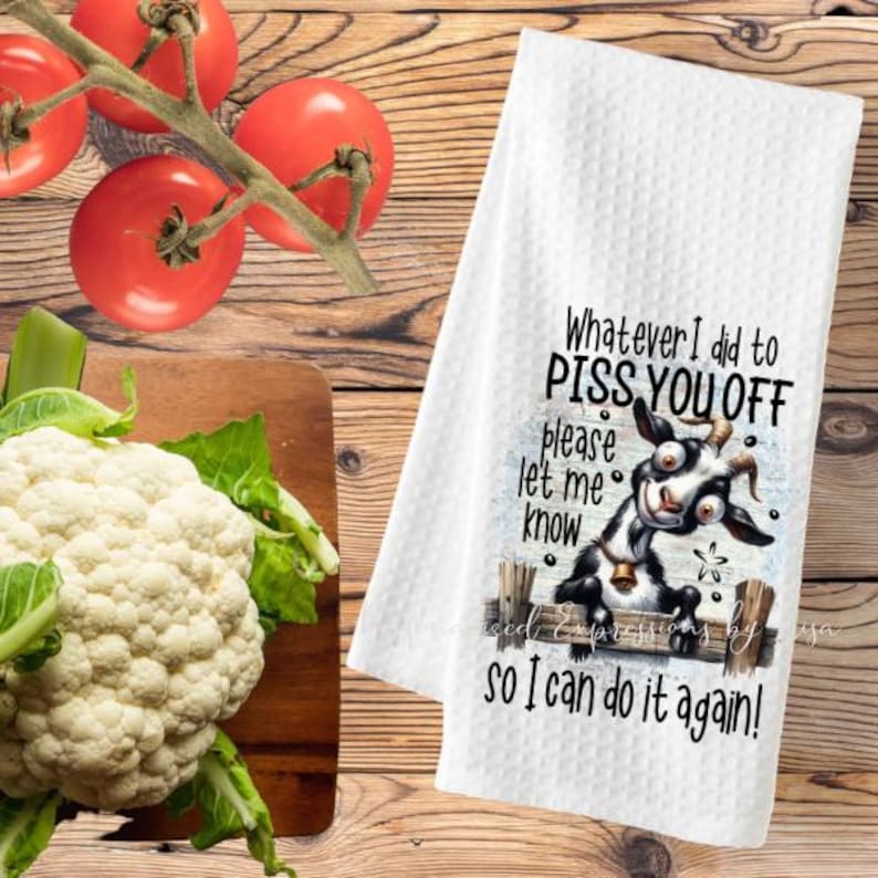 Did I Piss You Off? GOAT Microfiber Towel - Etsy