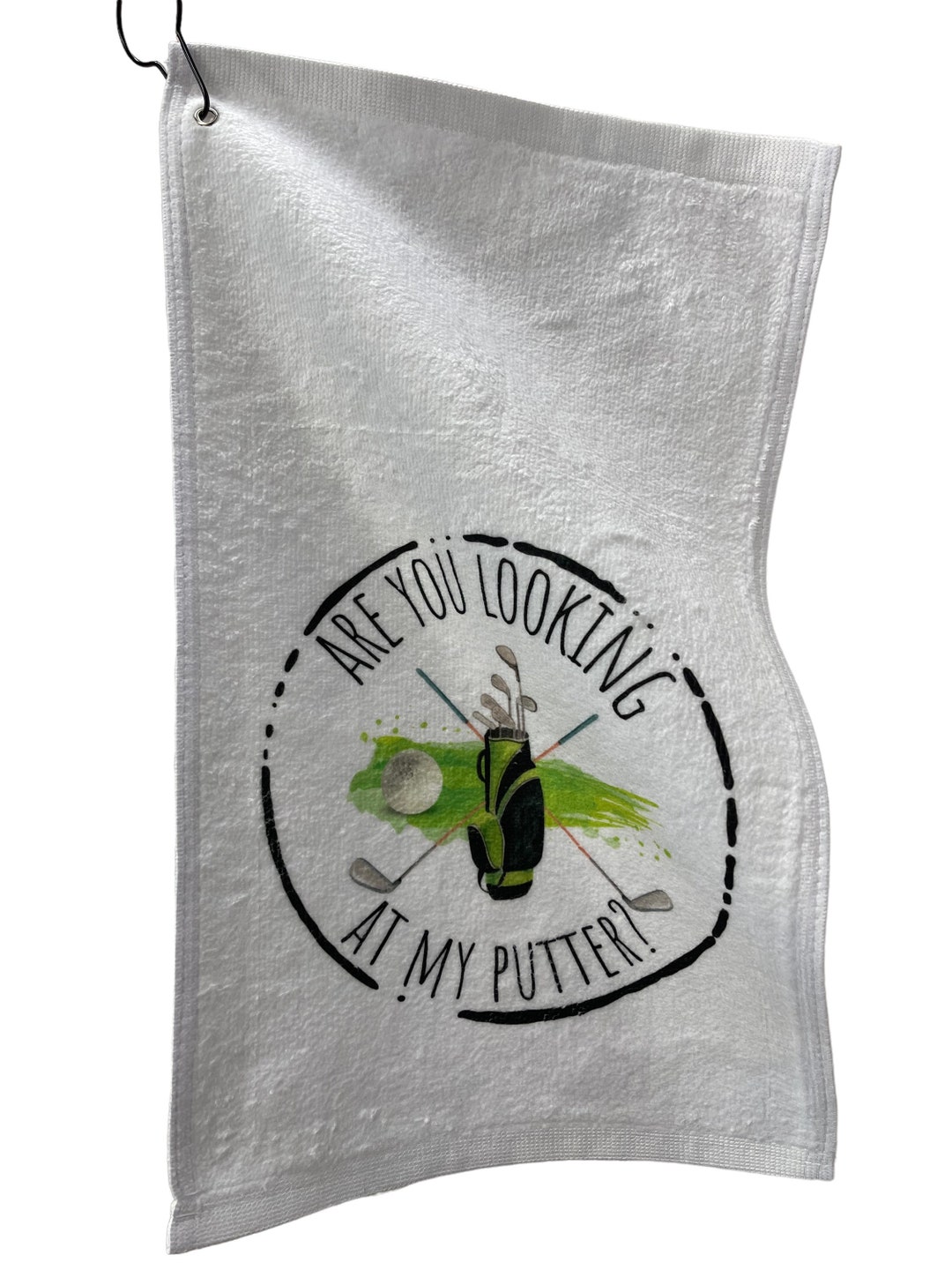 Funny Golf Towel, Putter Pun Humor, Golf Course Gift - Etsy