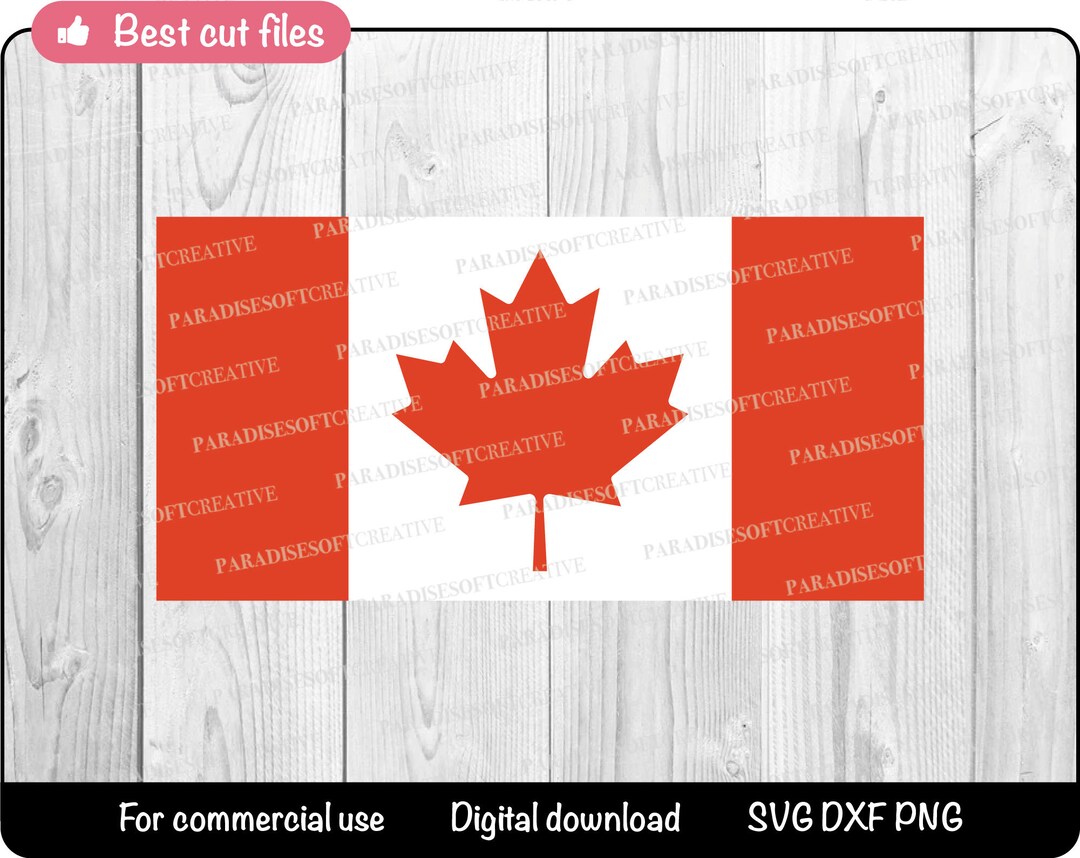 Canada Flag SVG, Canadian Flag SVG, Canada Flag DXF, Canadian Flag Png ...