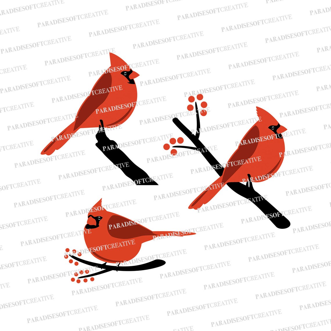 Cardinals Svg Cardinal Svg Bird Cardinal Svg Red Bird Svg - Etsy