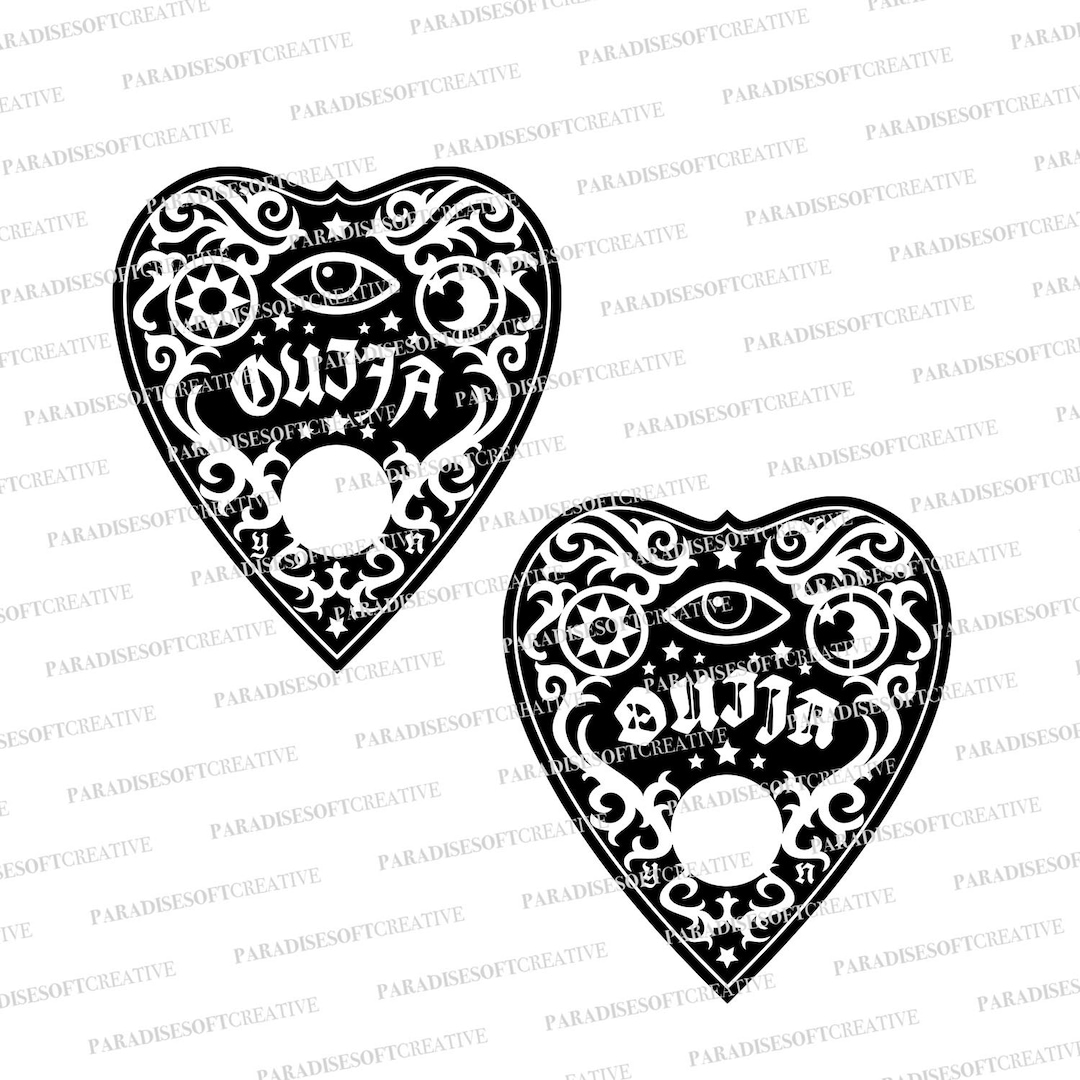 Ouija Planchette, Ouija Planchette SVG, Ouija SVG, Ouija Game, Ouija ...