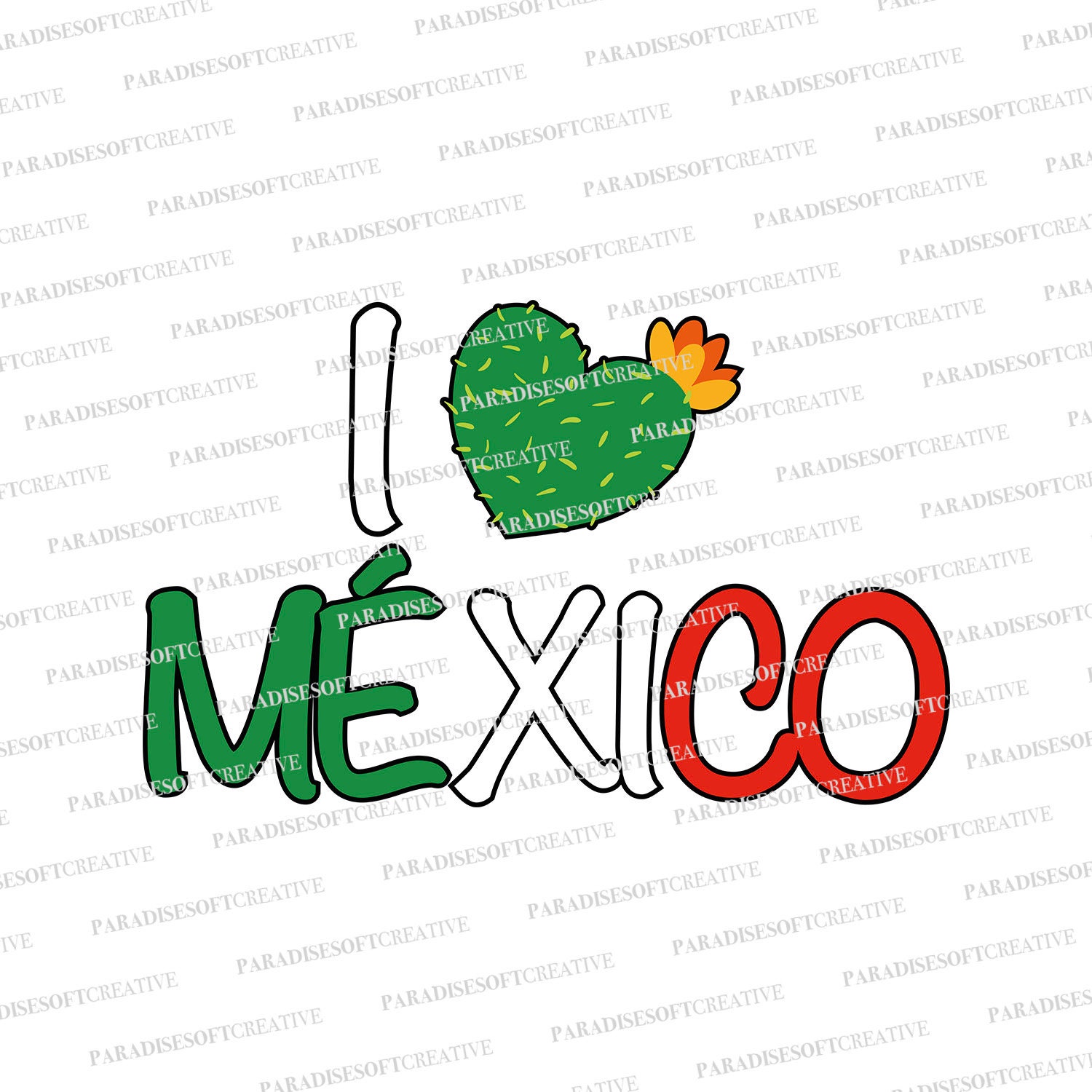 I love Mexico svg Mexico svg Mexican love svg Amor mexicano | Etsy