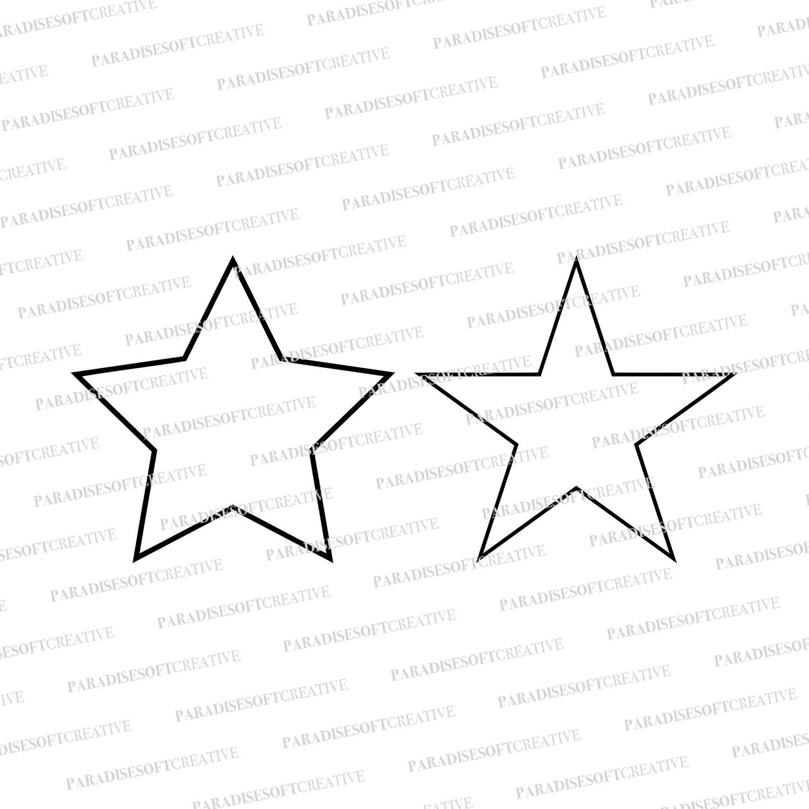 Star SVG Stars Bundle Clipart Star Cricut Star Silhouette - Etsy