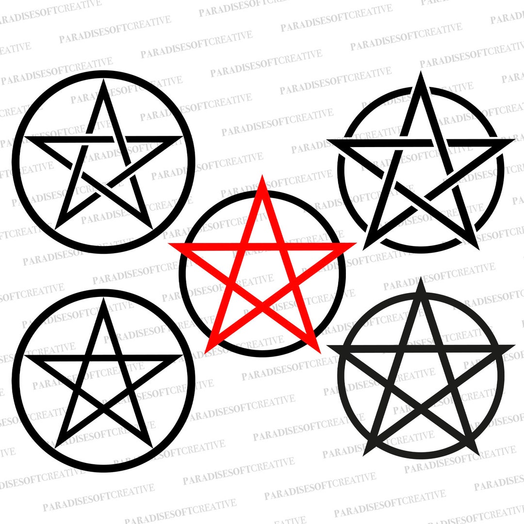 Pentagram SVG, Pentacle SVG, Pagan Magic SVG, Pagan Symbols Svg ...