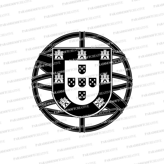 Portugal Crest SVG Portuguese Crest SVG Portugal Shield Svg - Etsy