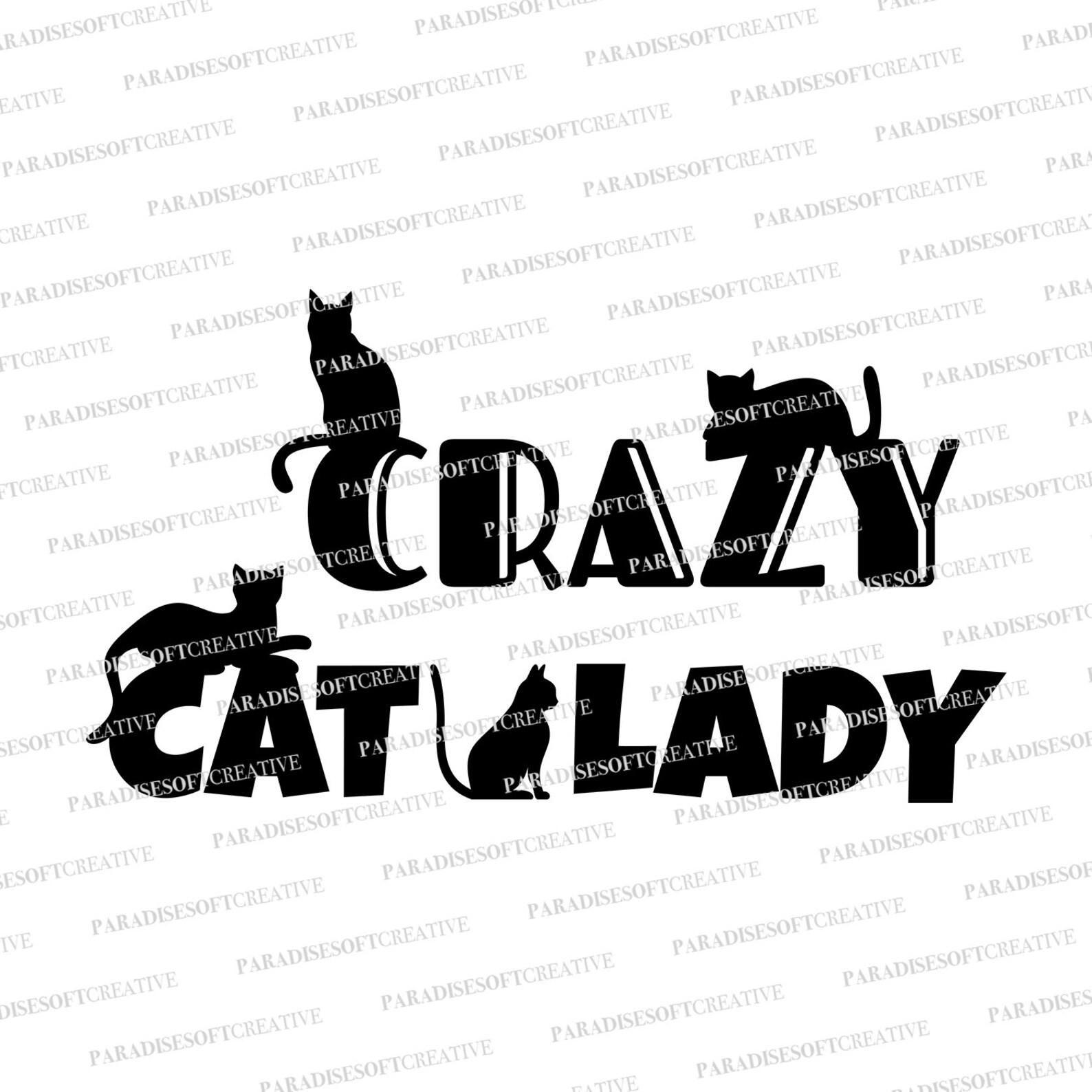 Crazy Cat Lady SVG, Cats Love SVG, Cat Lover SVG, I Love Cats Svg ...