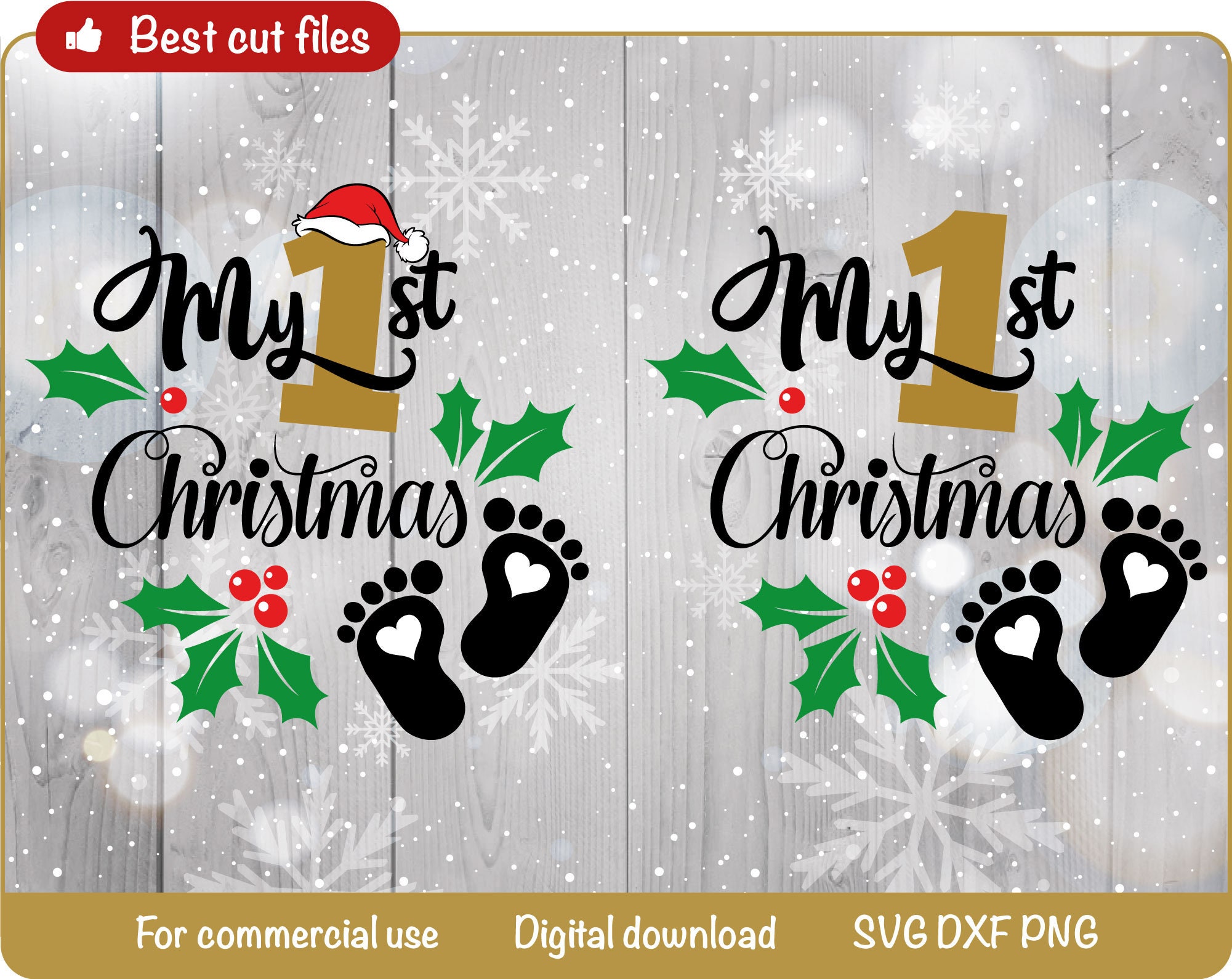 My First Christmas SVG Christmas Svg Kids Christmas Svg | Etsy