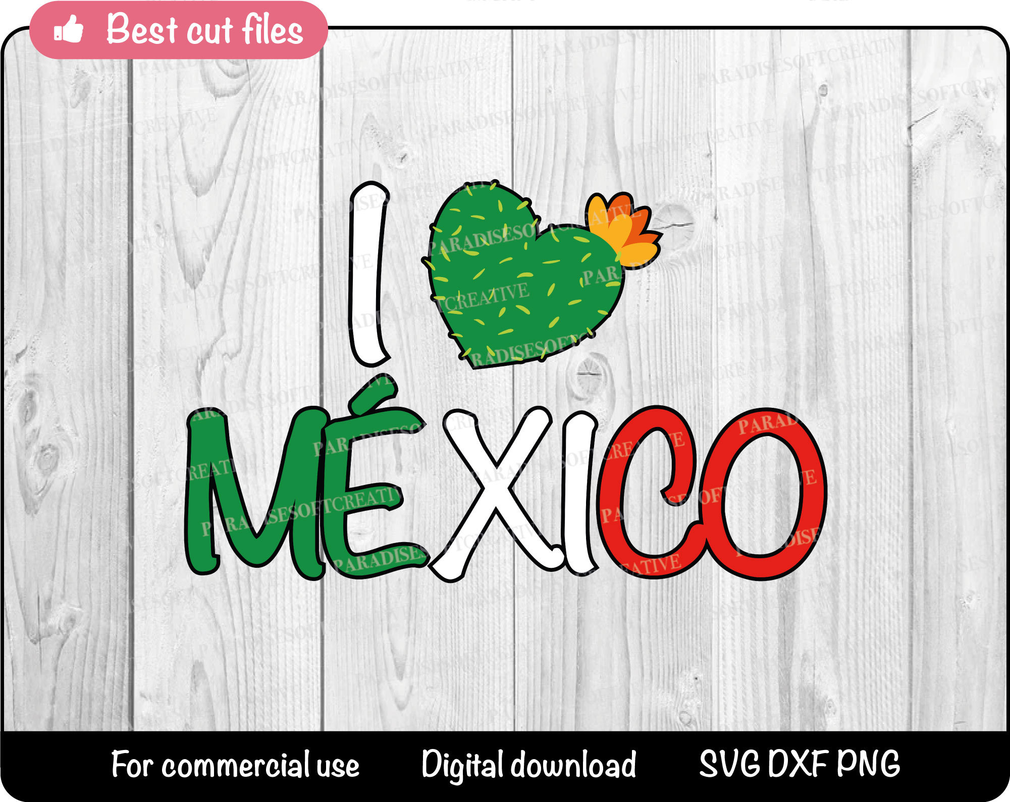 I Love Mexico Svg, Mexico Svg, Mexican Love Svg, Amor Mexicano Svg ...