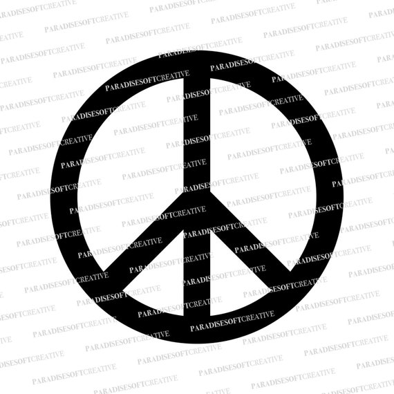 Paz SVG Símbolo paz SVG Paz sign SVG Cricut Vector png - Etsy México