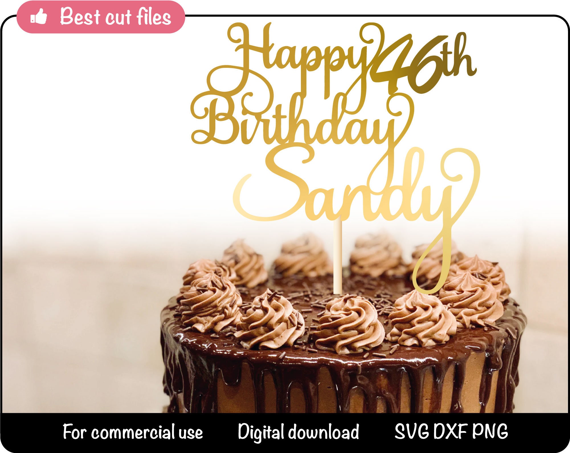 Happy Birthday Sandy Cake