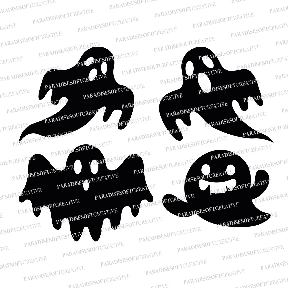 Ghosts svg Ghost svg Happy Halloween SVG Halloween SVG | Etsy