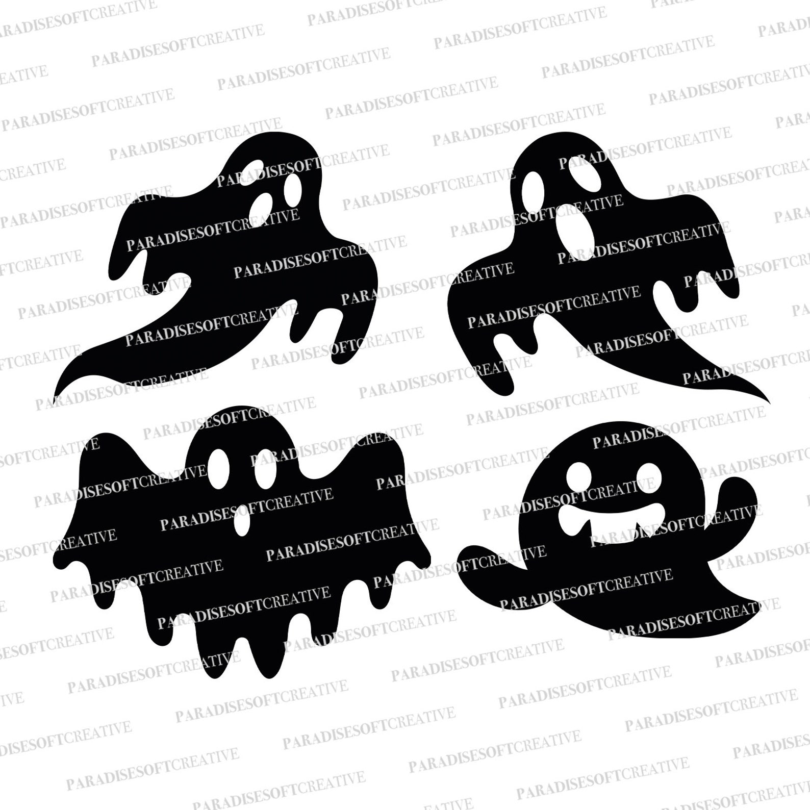 Ghosts svg Ghost svg Happy Halloween SVG Halloween SVG | Etsy