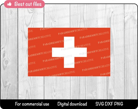 Switzerland Flag SVG Swiss Flag DXF Swiss Cross Svg Swiss | Etsy