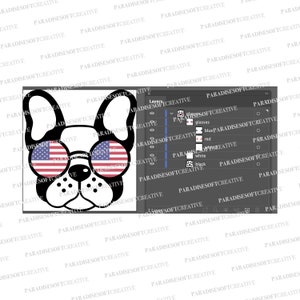 4th of July Svg, Independence Day Svg, French Bulldog USA Svg, USA Flag ...