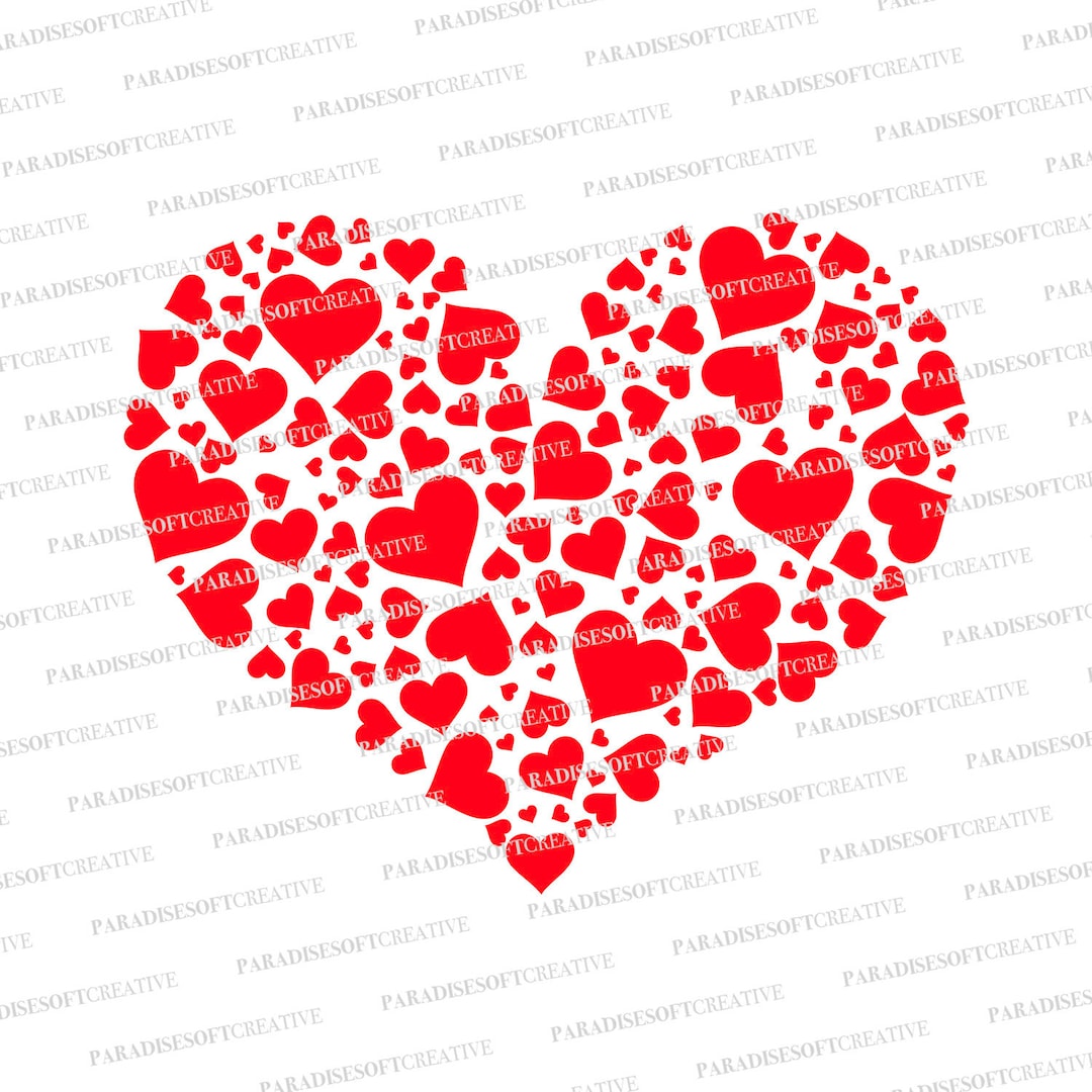 Corazones rojos SVG, Corazón SVG, San Valentín SVG, 14 febrero svg ...