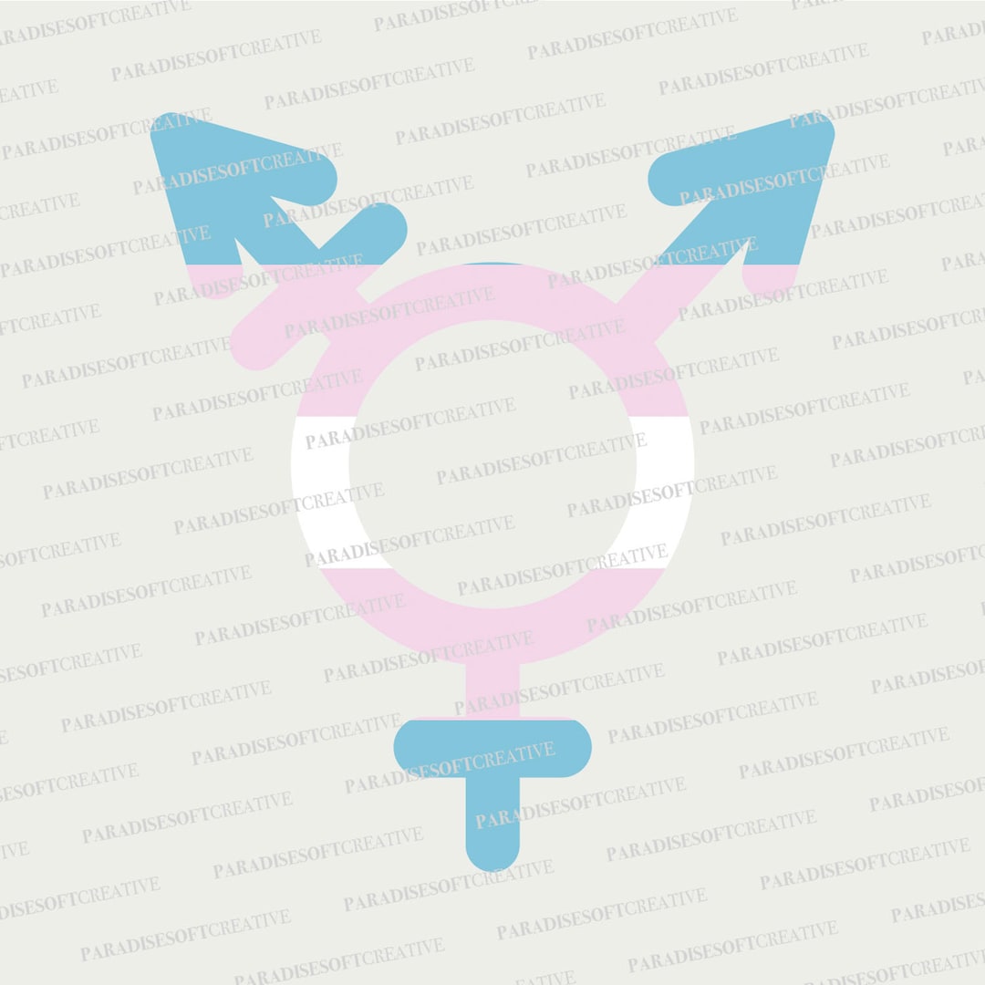 Trans Flag Svg, Transgender Flag Vector Clipart, Trans Pride ...
