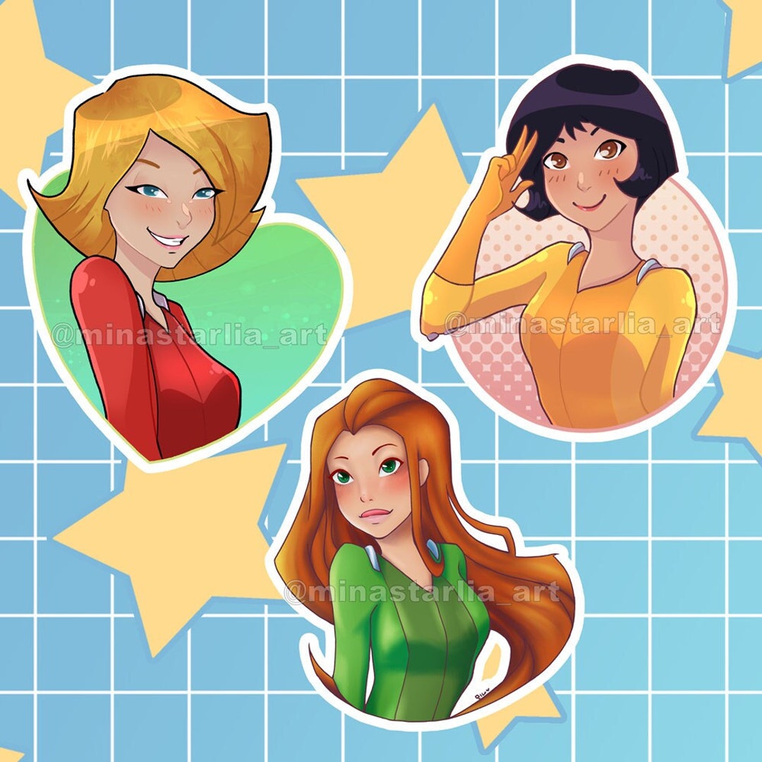 Totally Spies Stickers - Etsy
