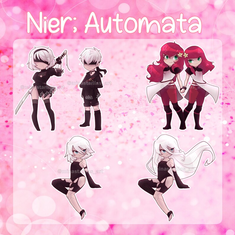 Nier Automata Stickers - Etsy