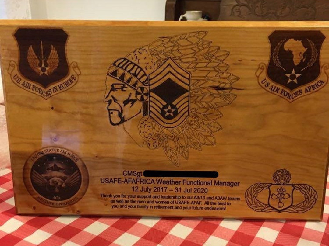 Customized Military Retirement, Separation or Going-away Plaques - Etsy