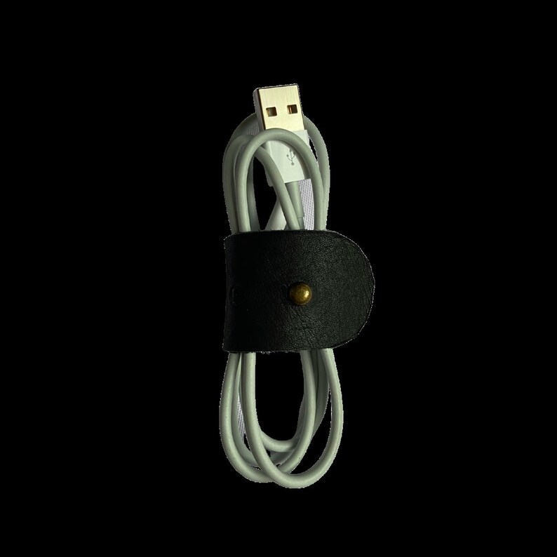 Leather Cord Wrap | Cord Keeper Cord Organizer Travel Accessories Tech ...