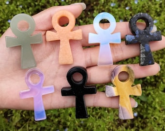 Crystal Ankh Pendant - Etsy