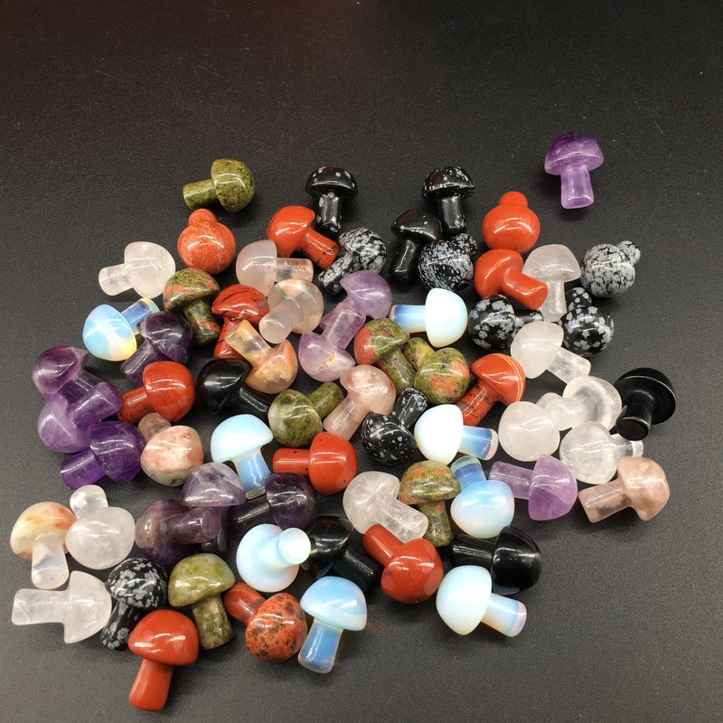 Mini Mushrooms - Etsy