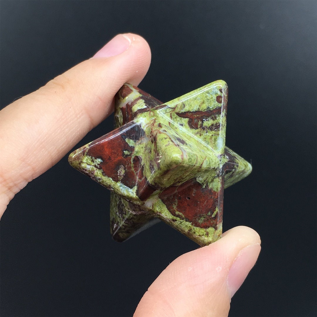 Natural Dragon Blood Stone Merkaba Star,quartz Crystal Star,gem,crystal ...