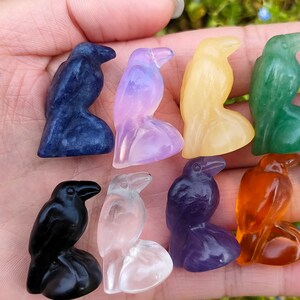 Natural Mix Quartz Crow,quartz Crystal Crow,crystal Carved,reiki Heal ...