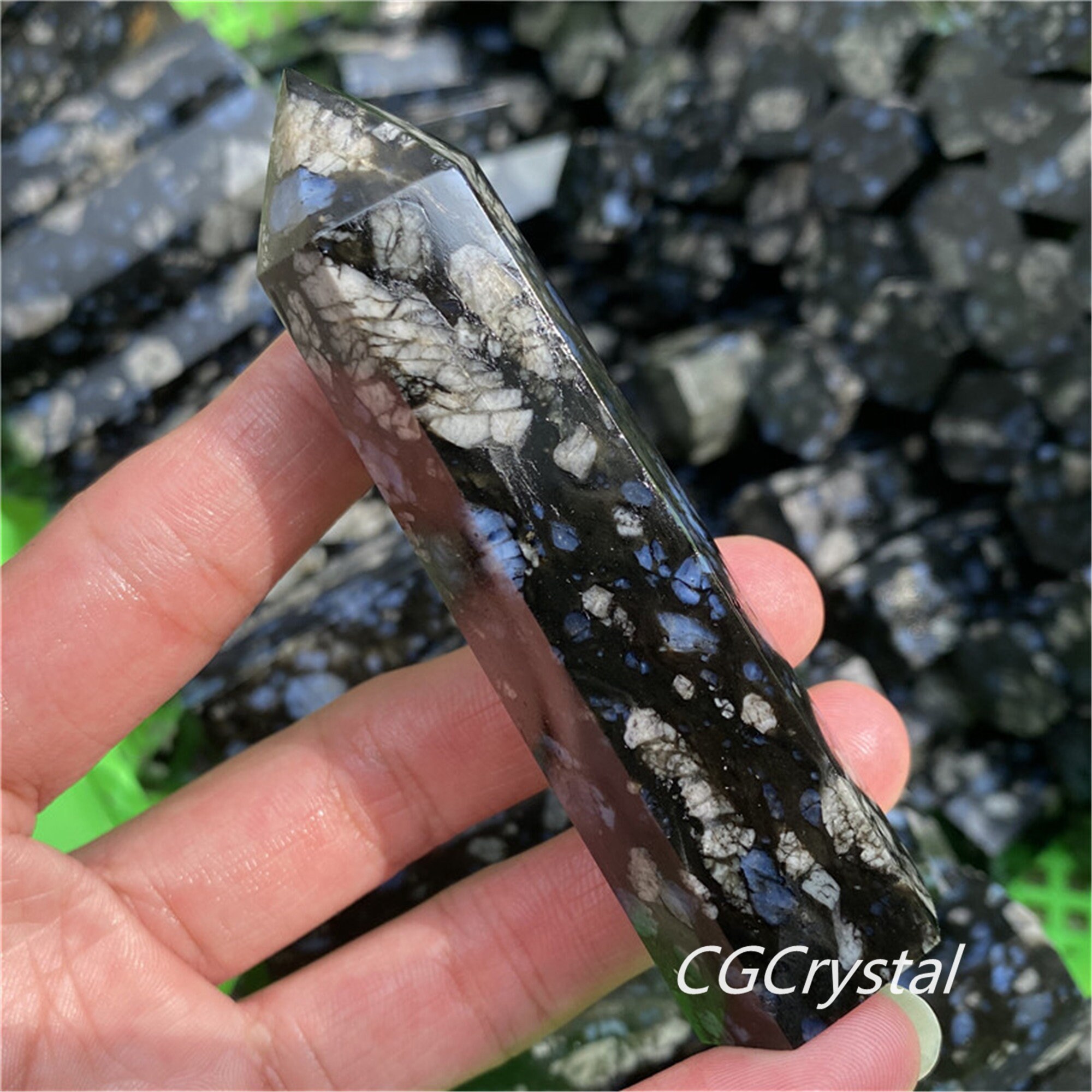 70g Natural llanite Quartz Crystal Obelisk Home Decoration | Etsy