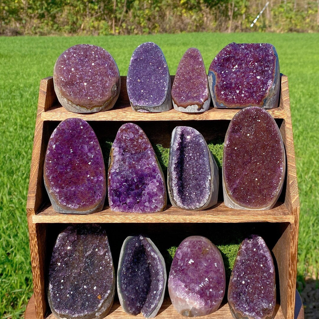 Natural Amethyst Geode Cluster,purple Quartz Crystal Cluster,amethyst ...