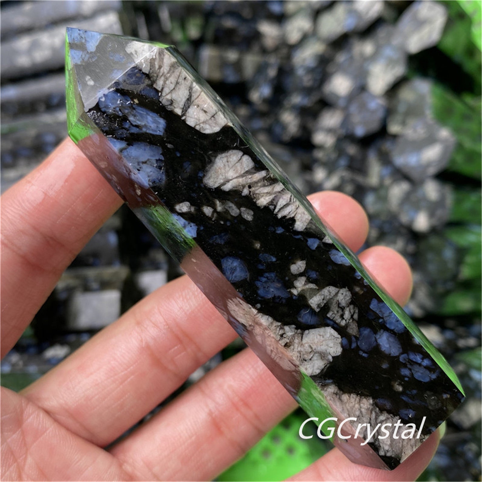 70g Natural llanite Quartz Crystal Obelisk Home Decoration | Etsy