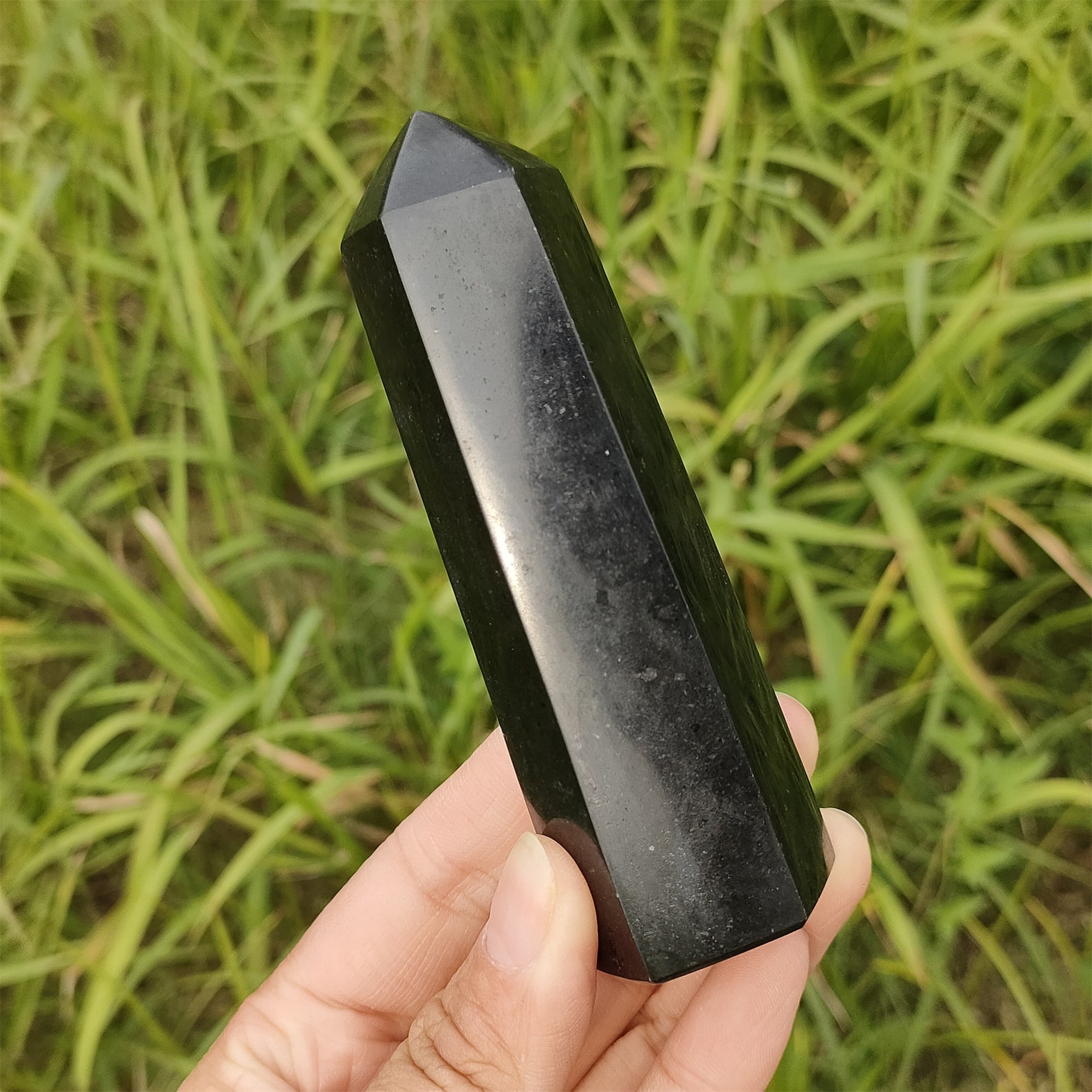 200g Natural Black Tourmaline Quartz Obeliskquartz Wand - Etsy