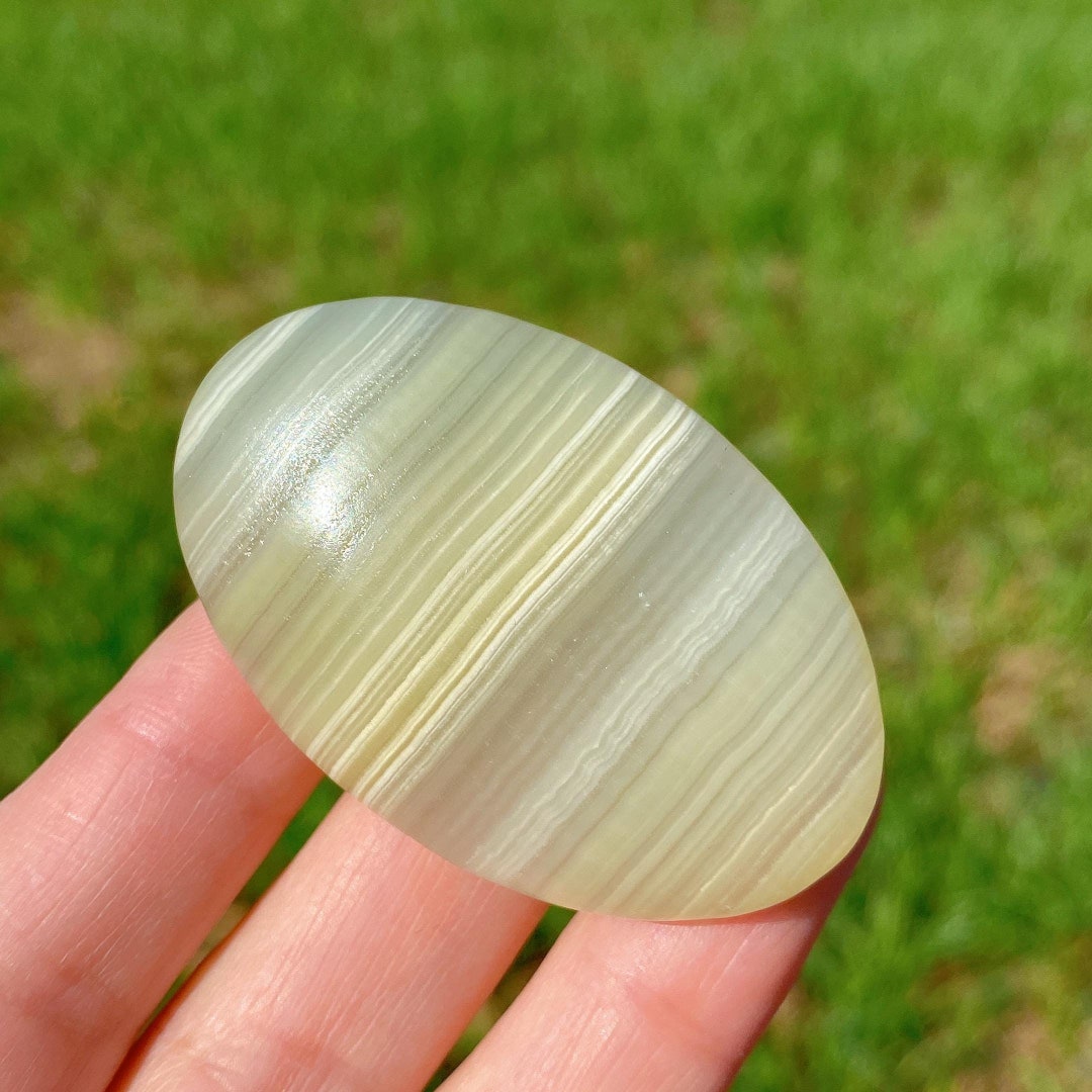 Natural Afghan Jade Palm Stone,quartz Crystal Palm Stone,mineral ...
