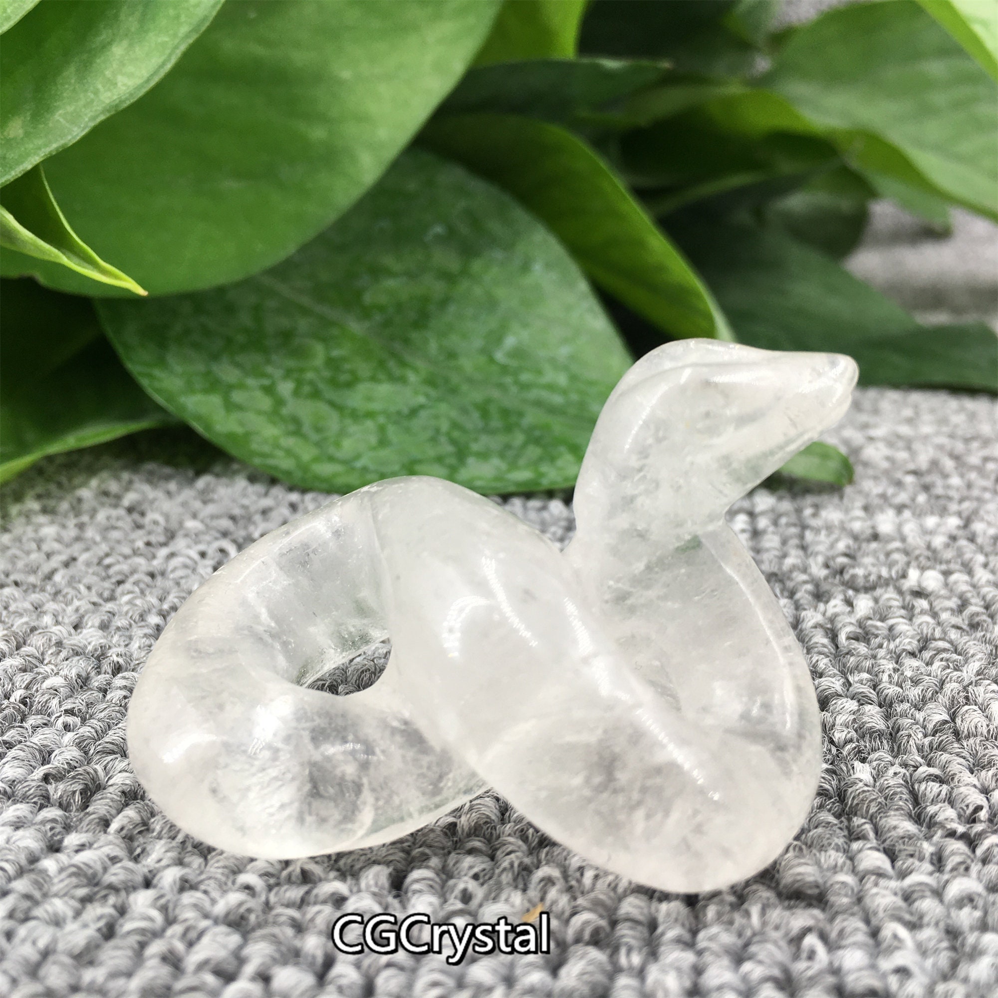 1pc Natural Clear Quartz Crystal Snakequartz Crystal Snake - Etsy UK