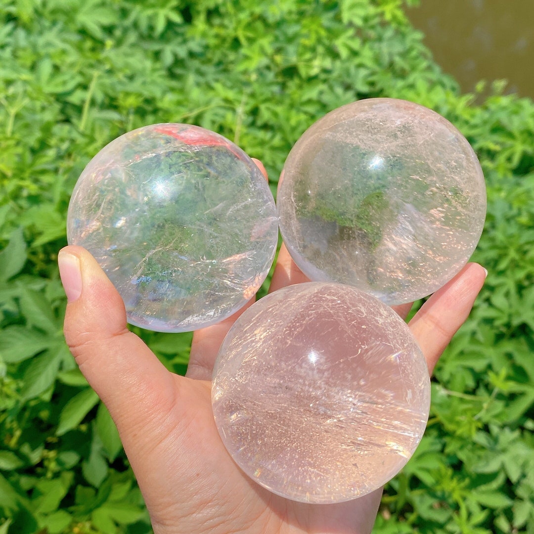 42mm-95mm Natural Clear Quartz Ball,quartz Crystal Sphere,large Crystal ...
