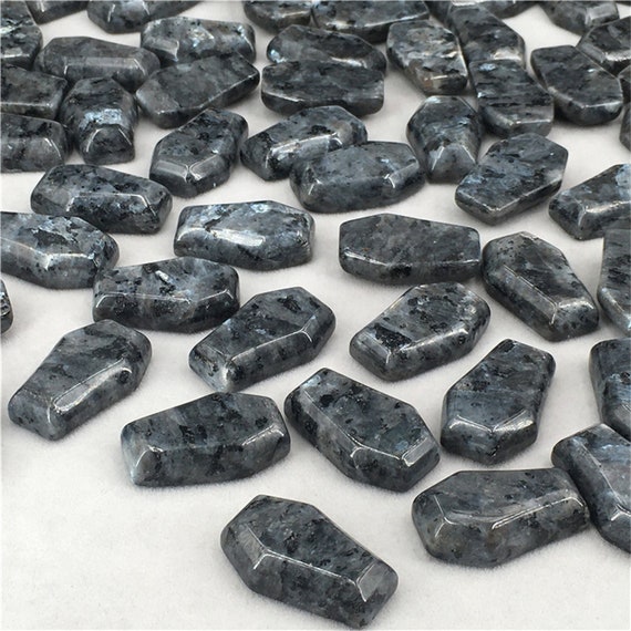 10pc Natural Spectrolite Quartz Crystal Coffincrystal - Etsy