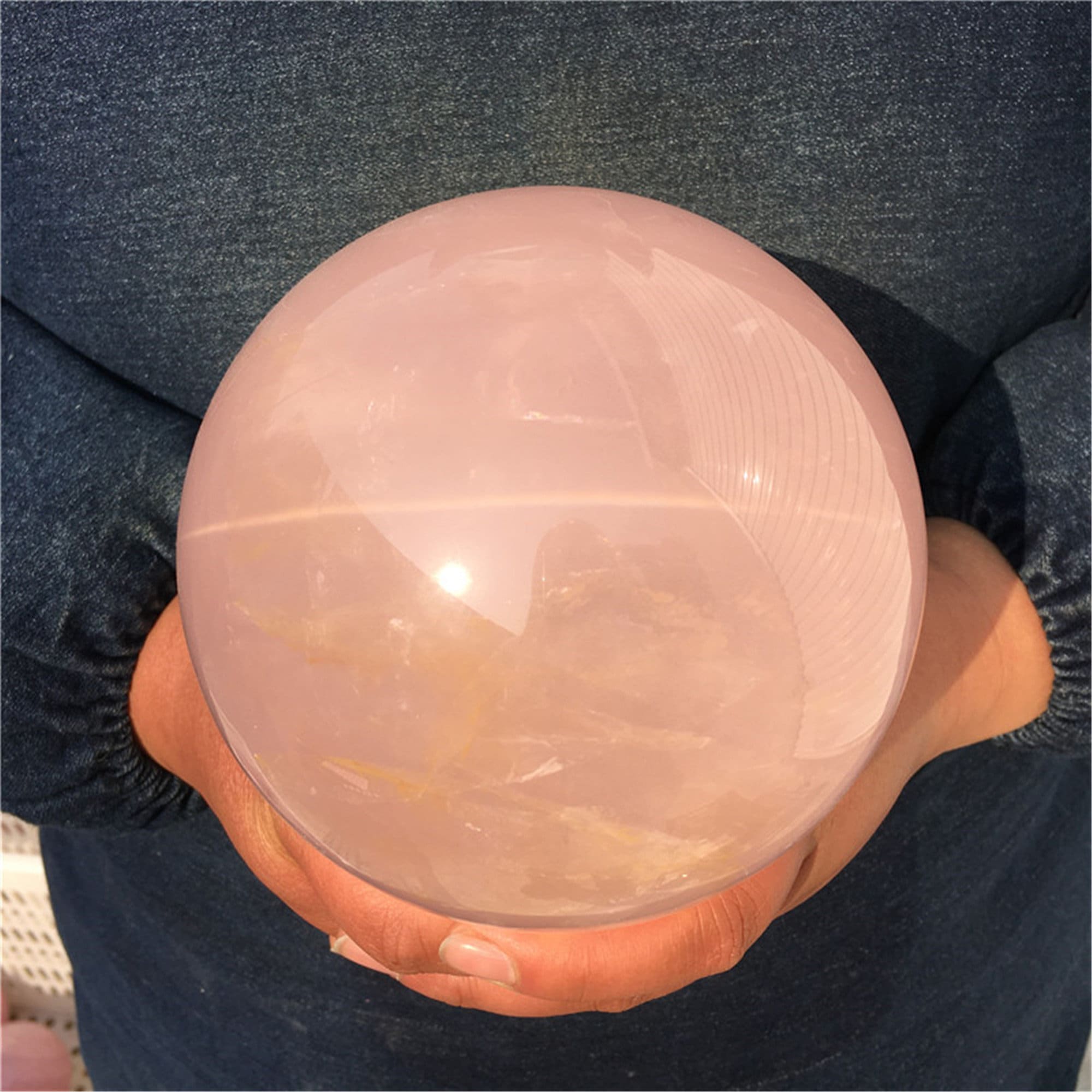 6.27LB Natural Rose Quartz Sphere Crystal BallDivination | Etsy