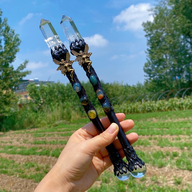 Magic Crystal Wand - Etsy