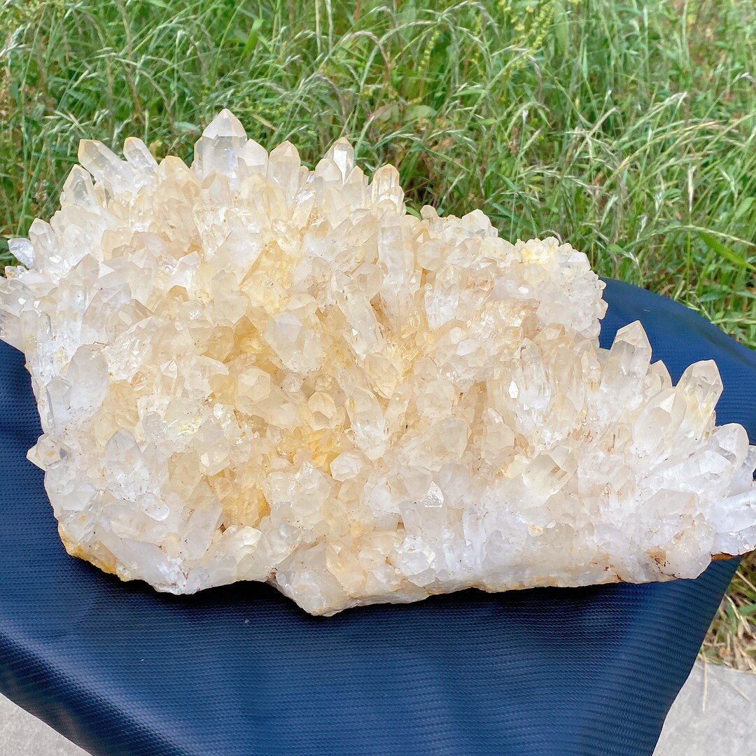 39.6LB Natural Clear Quartz Cluster,large Crystal Cluster,quartz ...