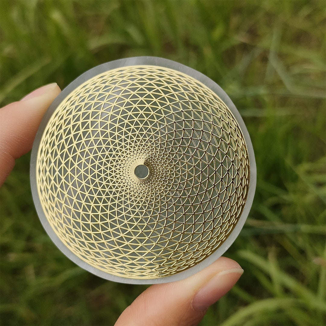 Natural Selenite Teacup Mat,selenite Charging Plate,crystal Disk,quartz ...