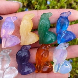 Natural Mix Quartz Crow,quartz Crystal Crow,crystal Carved,reiki Heal ...