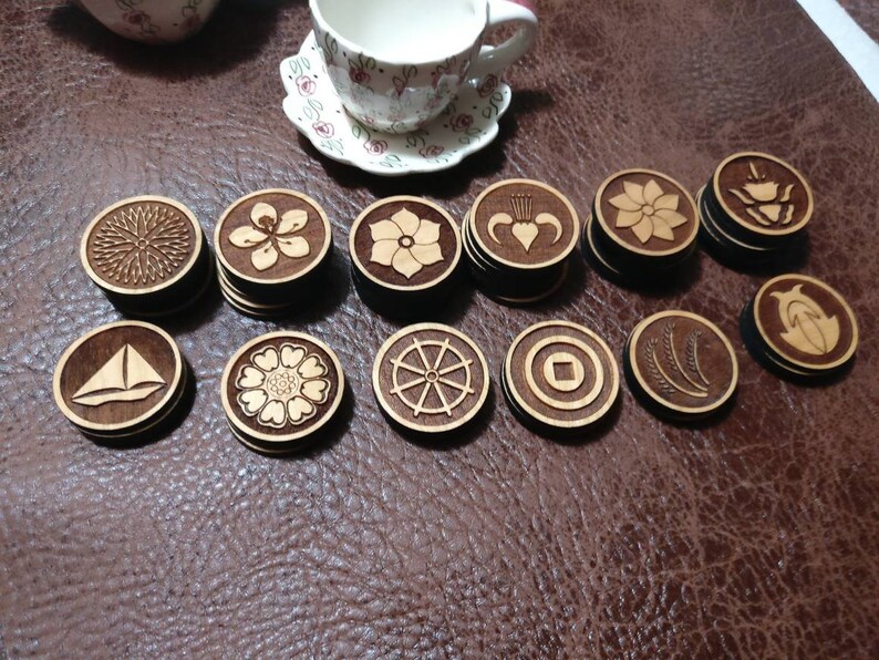 Pai Sho Tiles Avatar Full Set Etsy