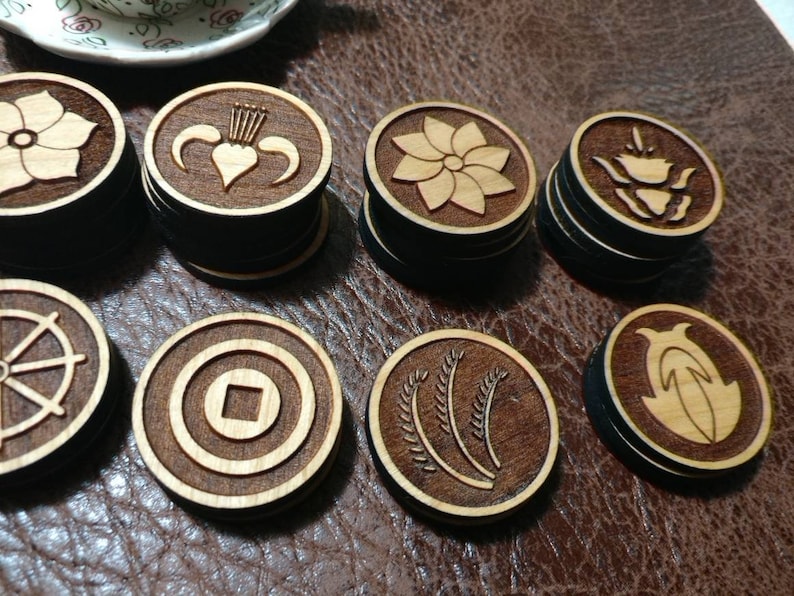 Pai Sho Tiles Avatar Full Set Etsy