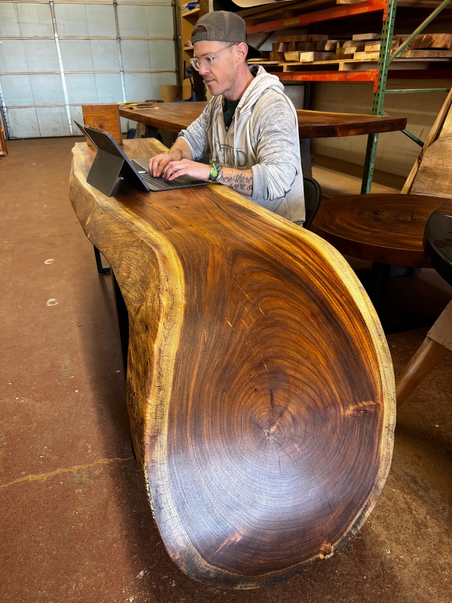 Live Edge Whiskey Drip Table - Etsy
